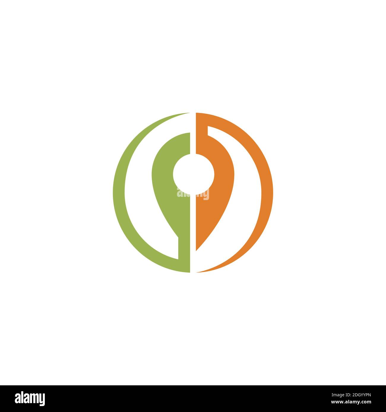 Map location logo design illustration Stock Vector Image & Art - Alamy