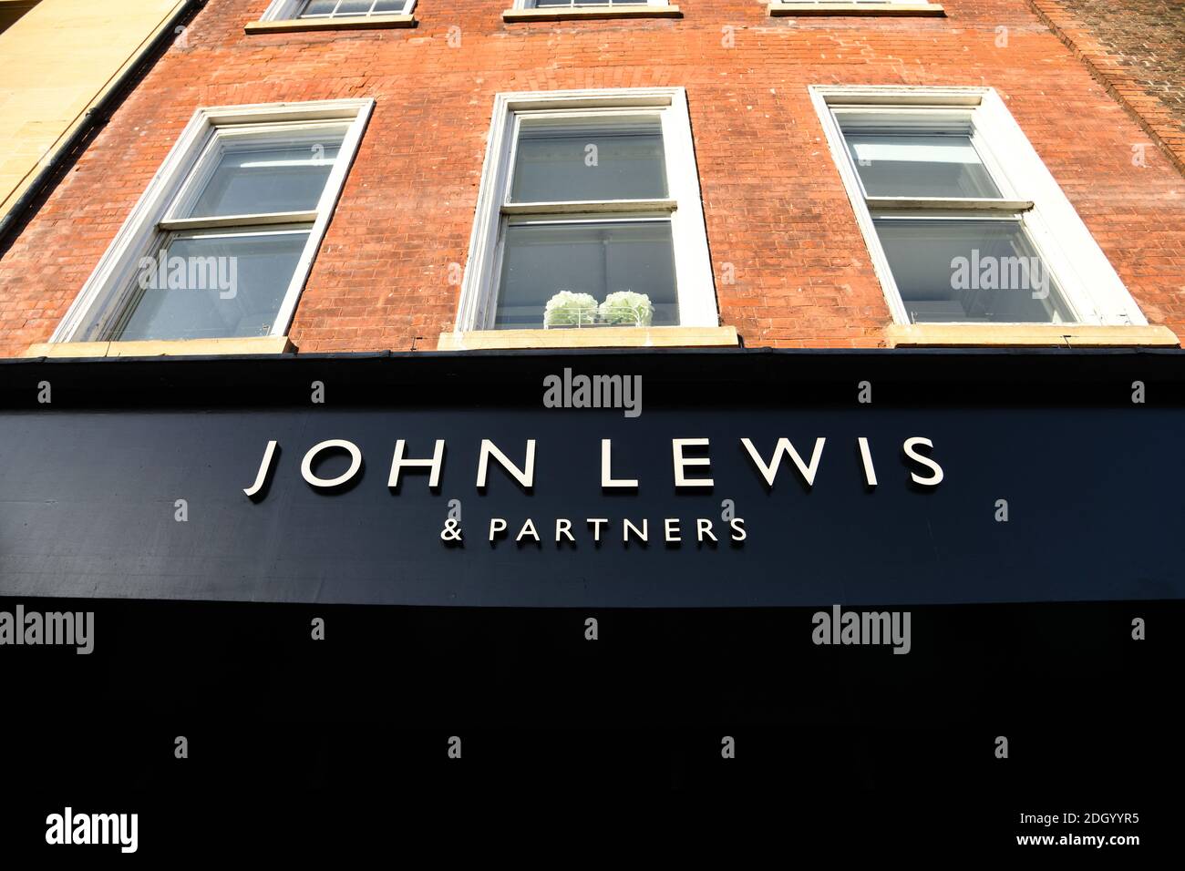 John Lewis department store in Cambridge city centre during the ...