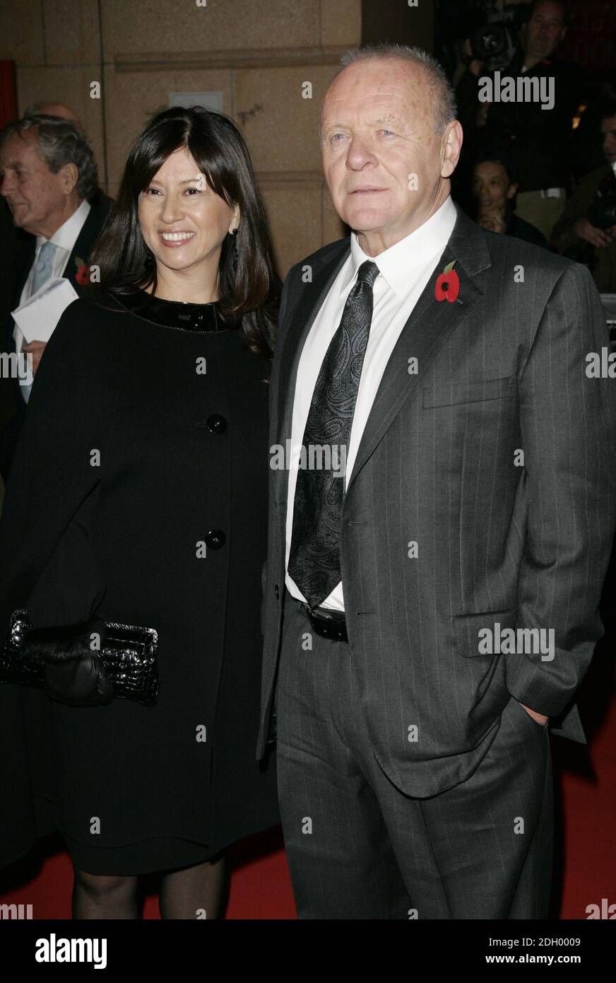 Sir Anthony Hopkins and Stella Hopkins arriving at the European ...
