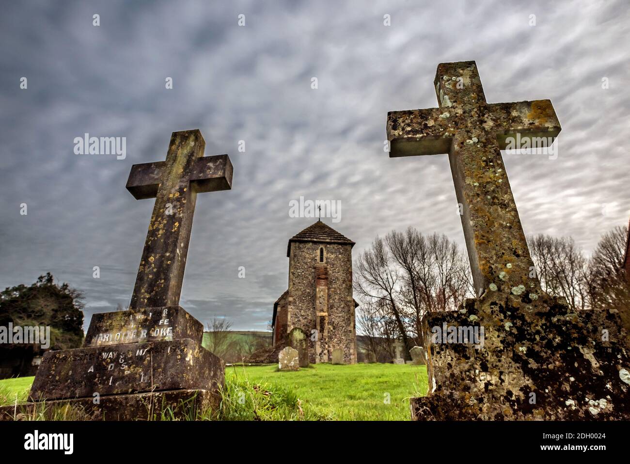 Botolphs, December 9th 2020: Mammatus clouds hanging low over the 11th ...