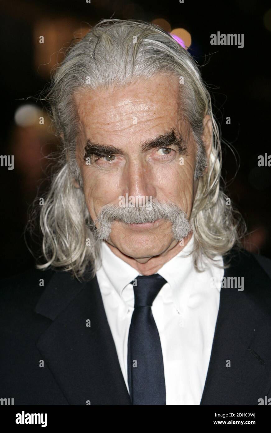 Sam Elliot arriving at the World Premiere of The Golden Compass, Odeon ...