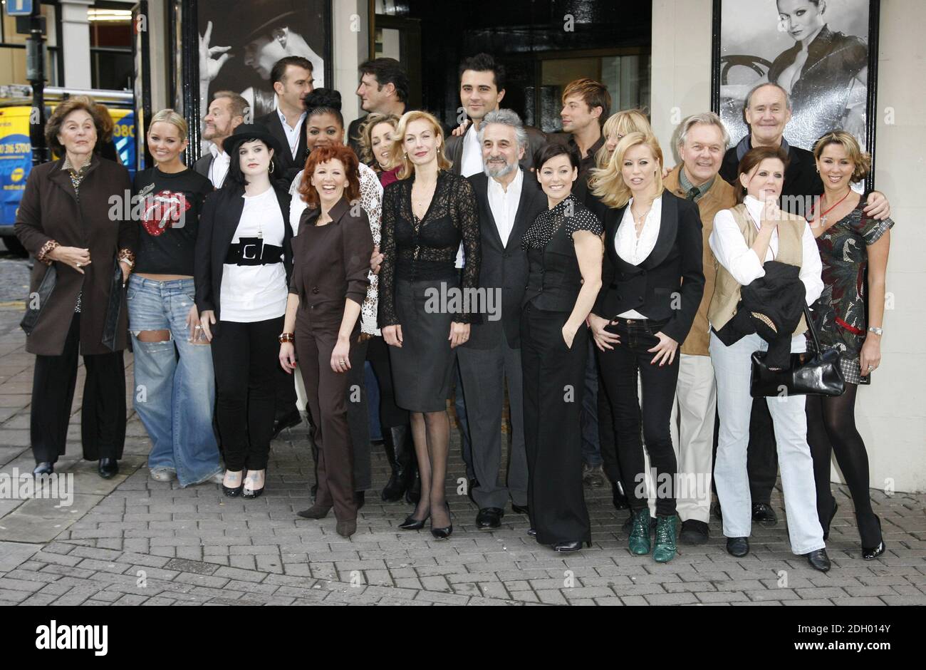Former and present cast members of Chicago attend a photocall to mark ...
