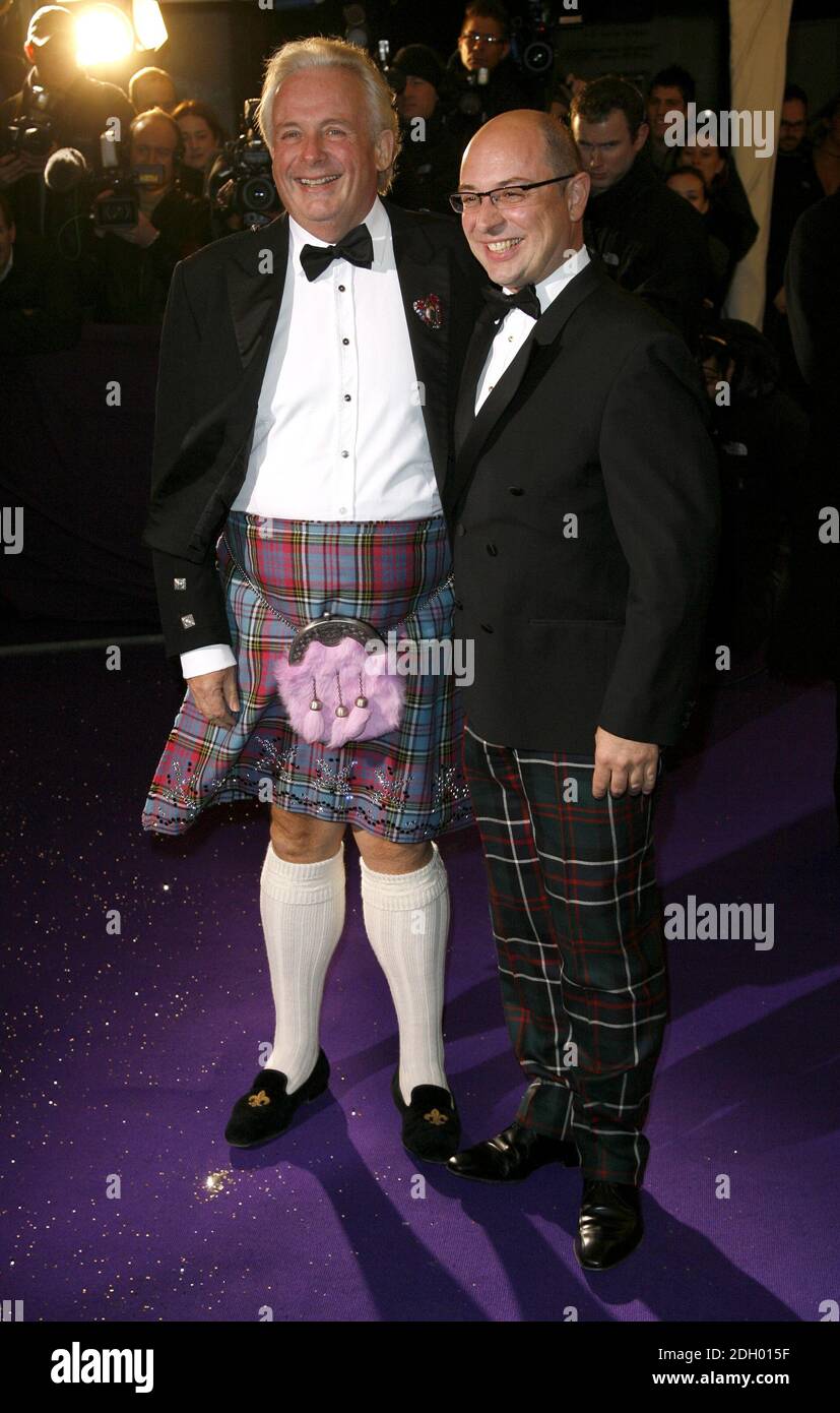 Christopher Biggins and Partner arrive for the 2007 British Comedy ...
