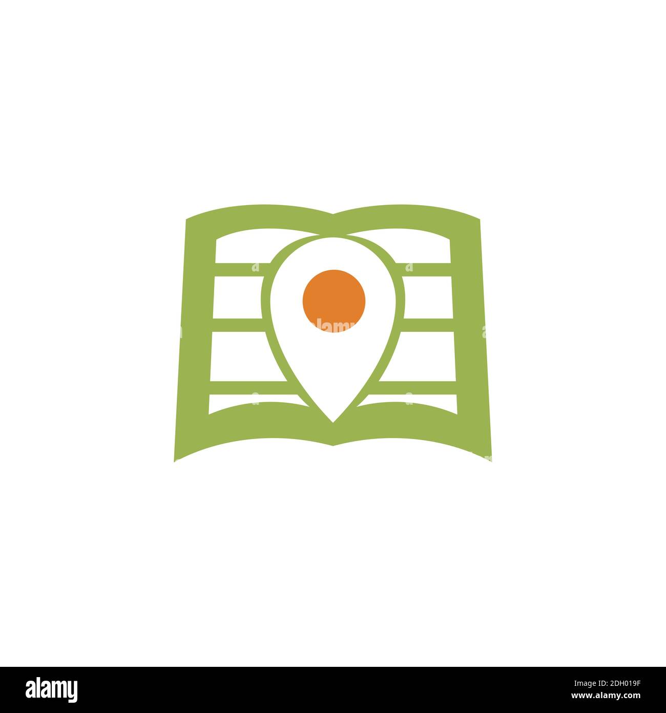 Map location logo design illustration Stock Vector Image & Art - Alamy