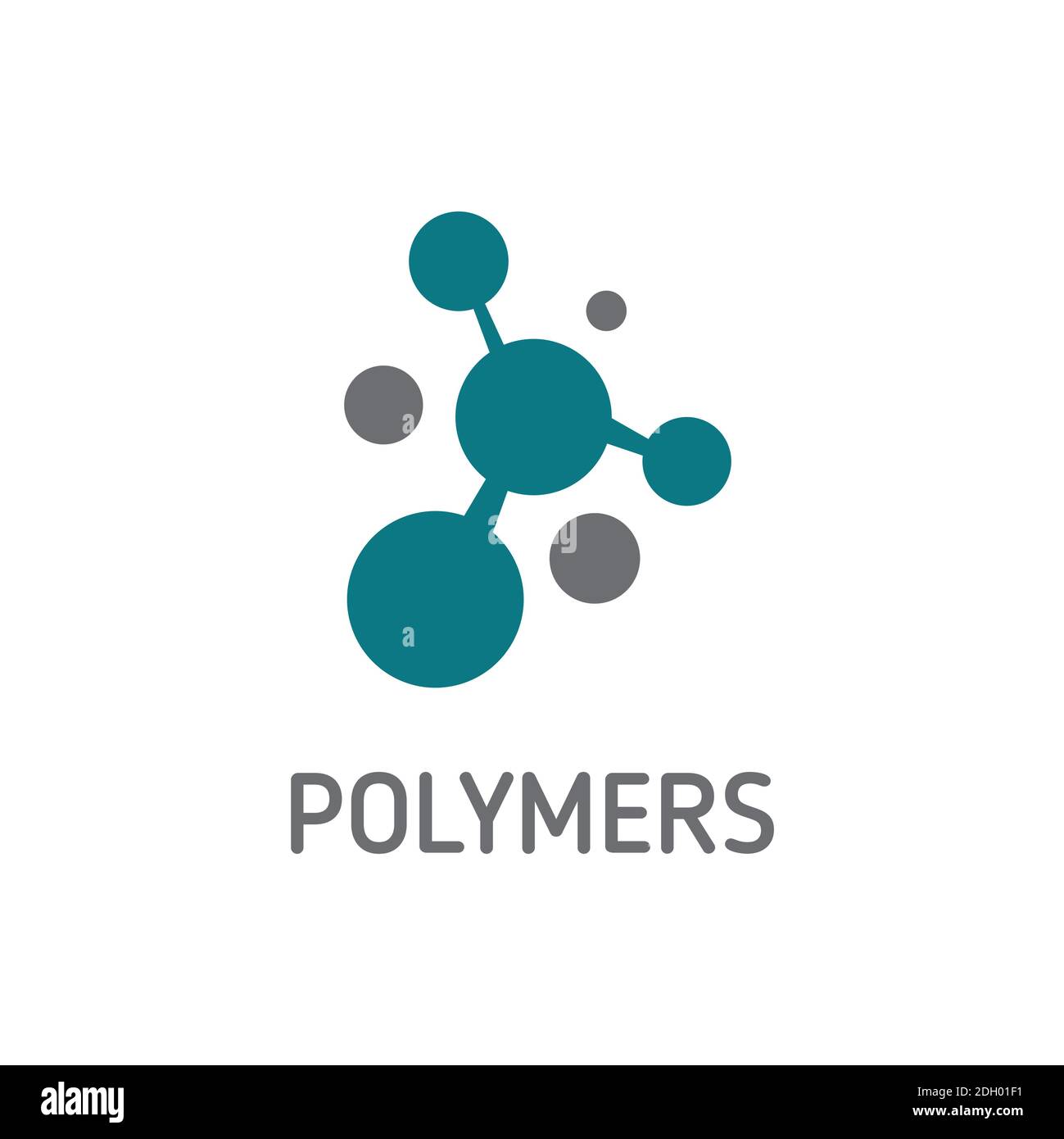 Polymer logo concept design illustration Stock Vector Image & Art - Alamy