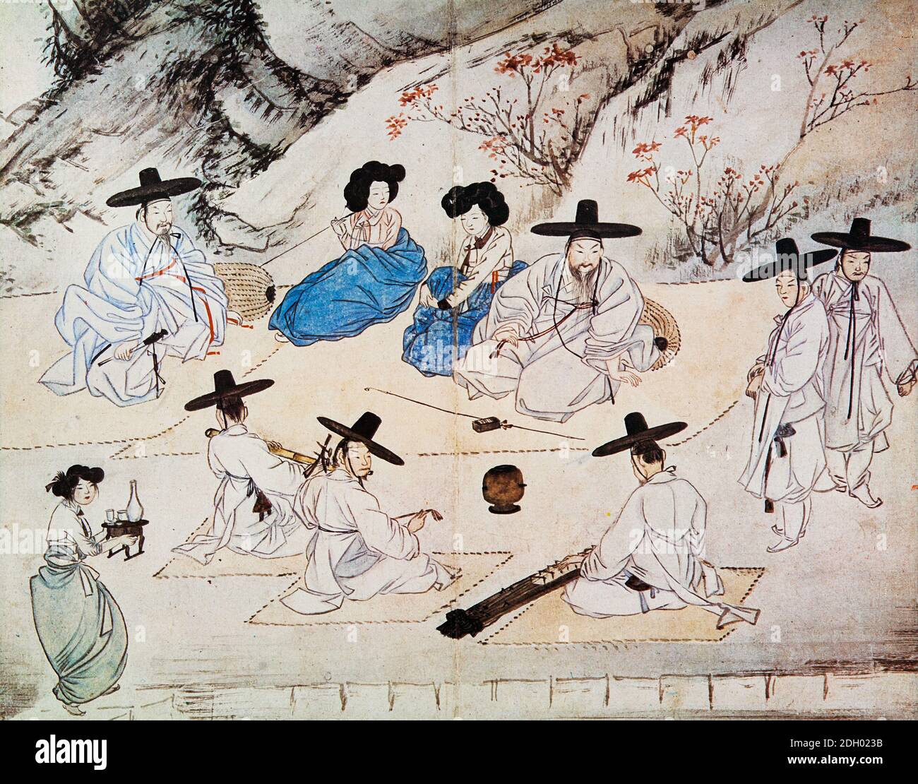 HEWON,SHIN YUN BOK,KANSONG MUSEUM,KOREAN CUSTOM PICTURE 09, ADMIRING ...