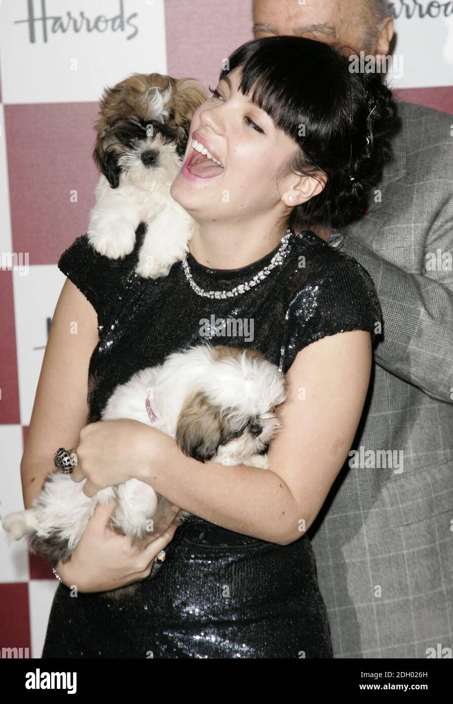 Lily Allen launches the Harrods Winter Sale, at Harrods Department ...