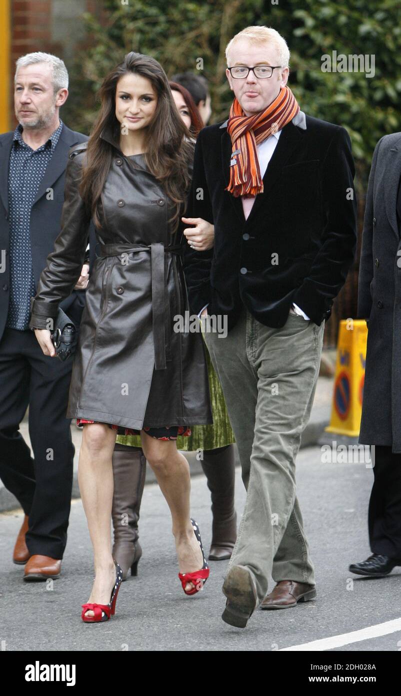 Chris Evans and his wife Natasha Shishmanian attend the wedding of ...