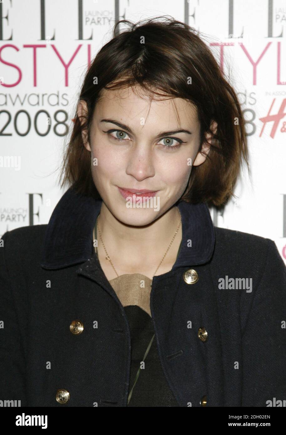 Alexa Chung arriving at the Elle Style Awards 2008 launch party at ...