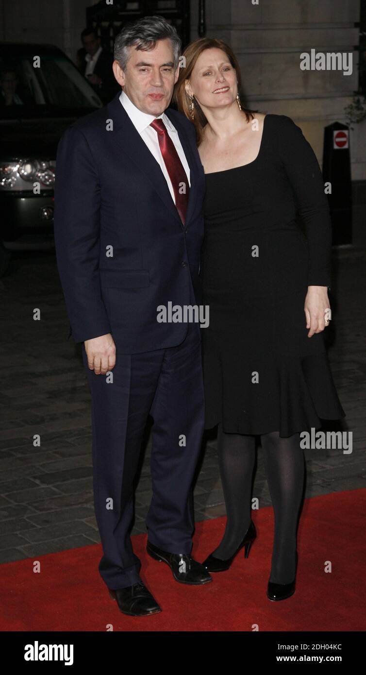 Gordon Brown and wife Sarah arriving at the News of the World Children ...