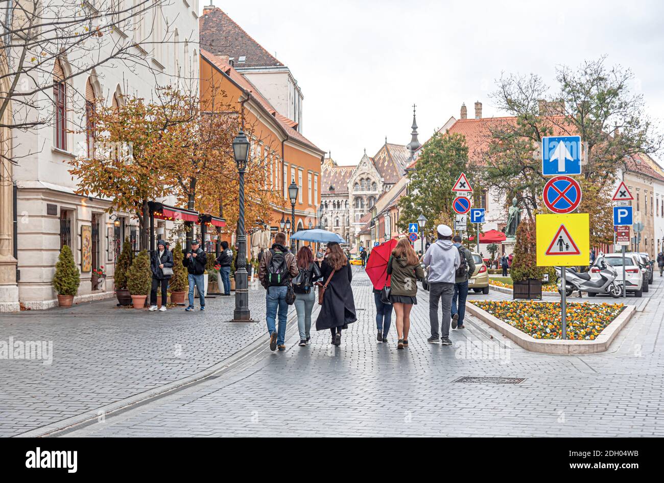 Old Town on Buda Hill in the city of Budapest Stock Photo - Alamy