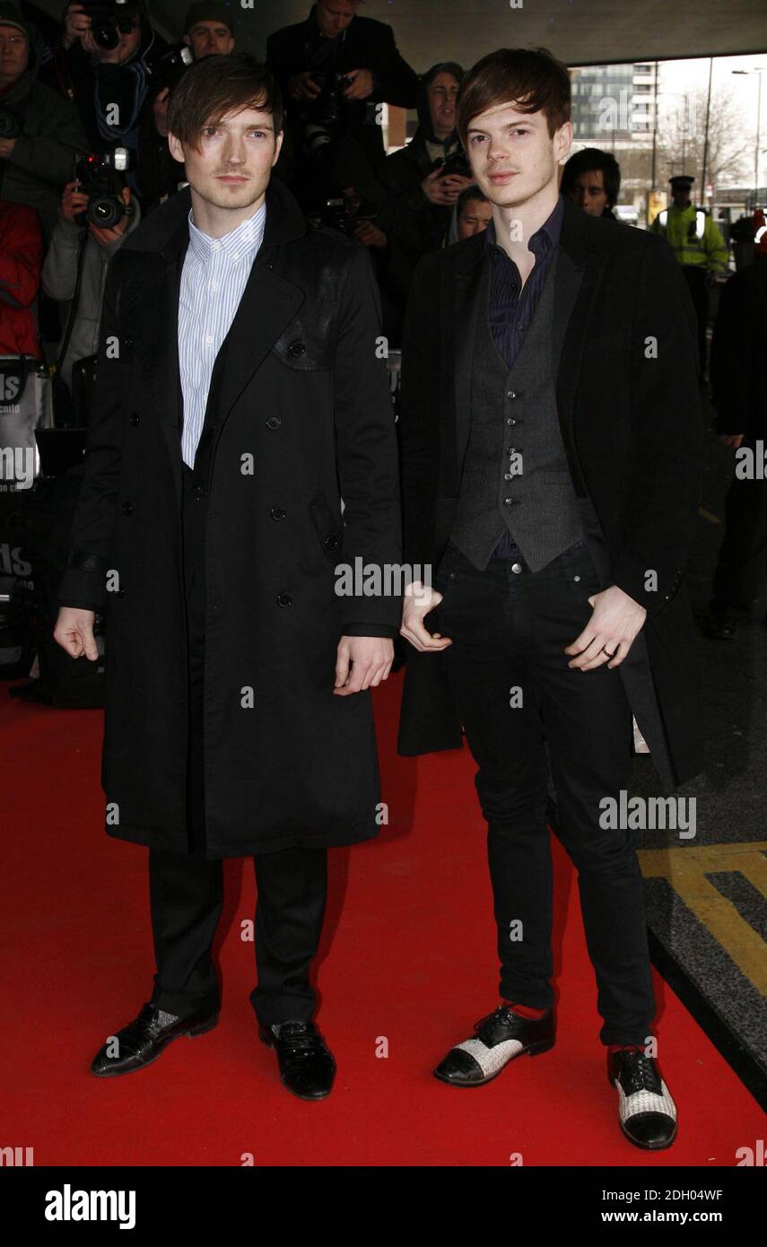 Richard Jones and Dan Gillespie of The Feeling arriving for the Capital ...