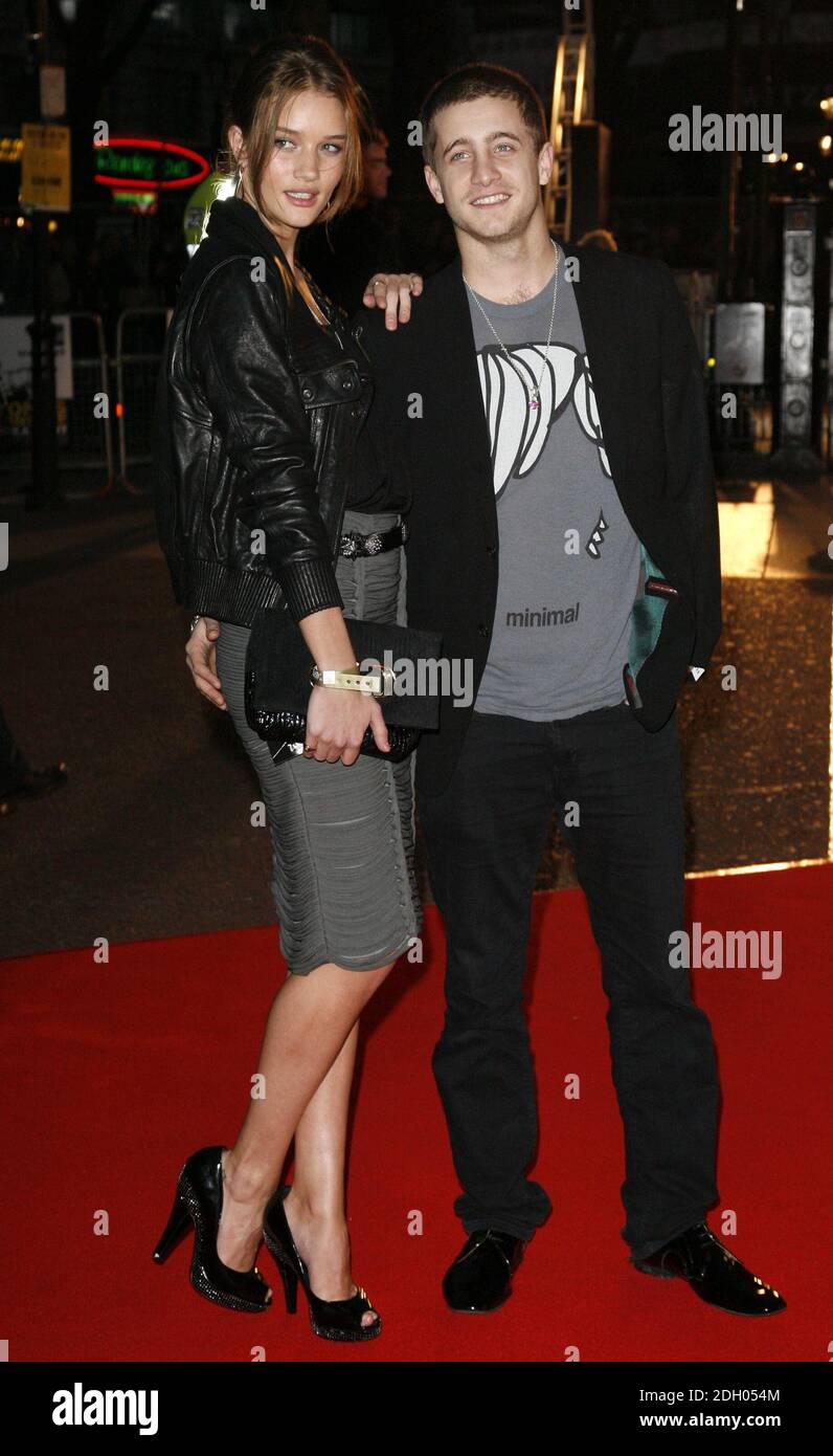 Ronnie Wood's son Tyrone arriving at the Shine A Light UK Premiere ...