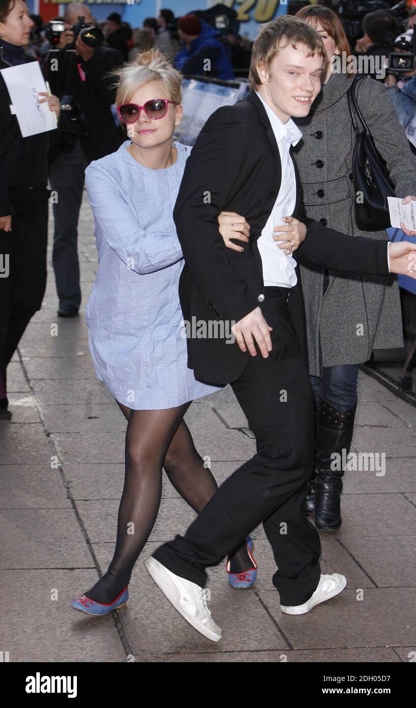 Lily and Alfie Allen arriving at the World Premiere of Flashbacks of a ...