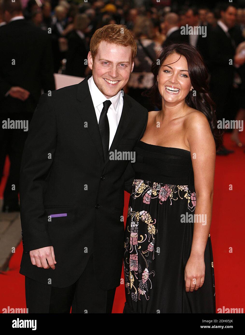 Charlie Clements and Lacey Turner arrive for the British Academy ...