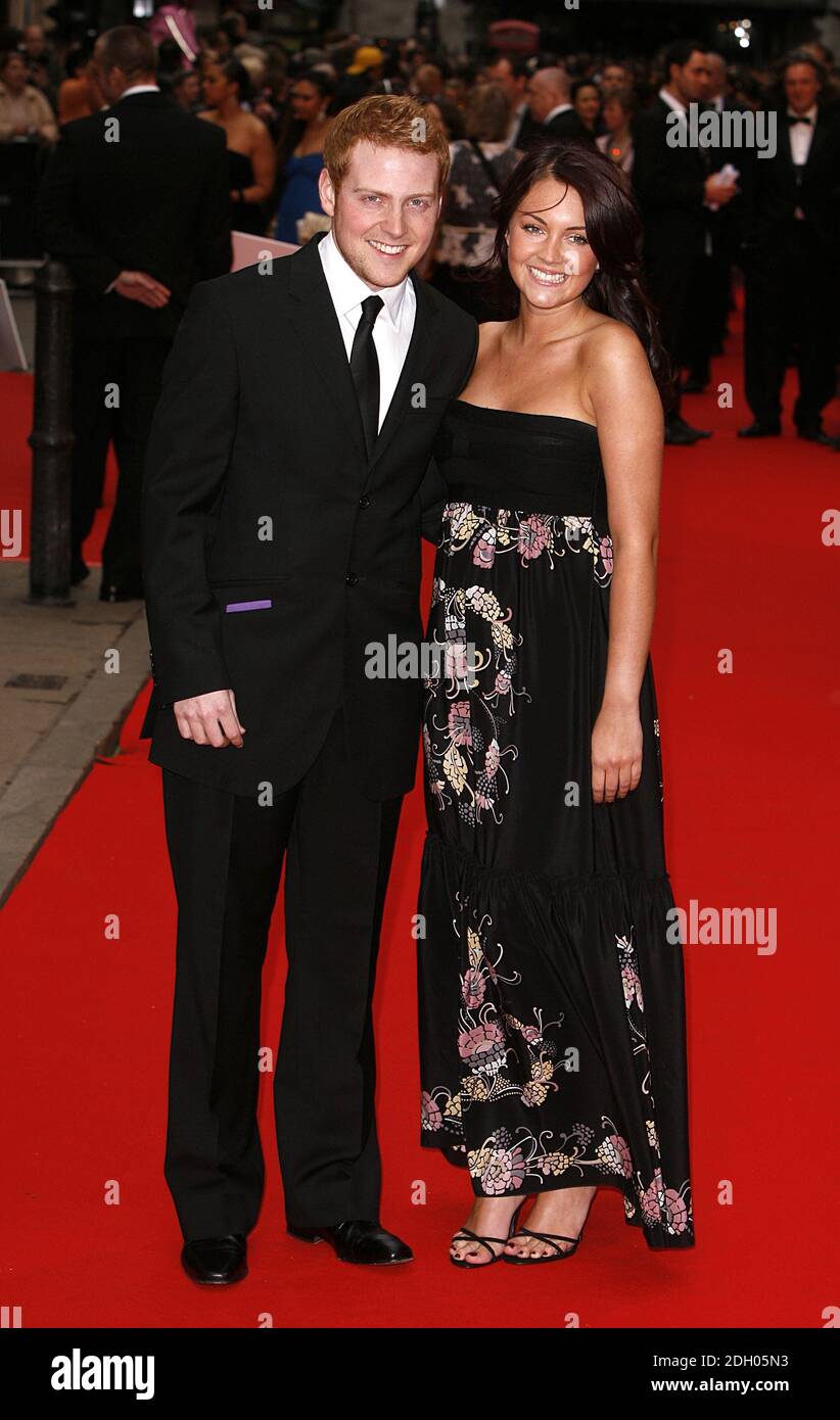 Charlie Clements and Lacey Turner arrive for the British Academy ...