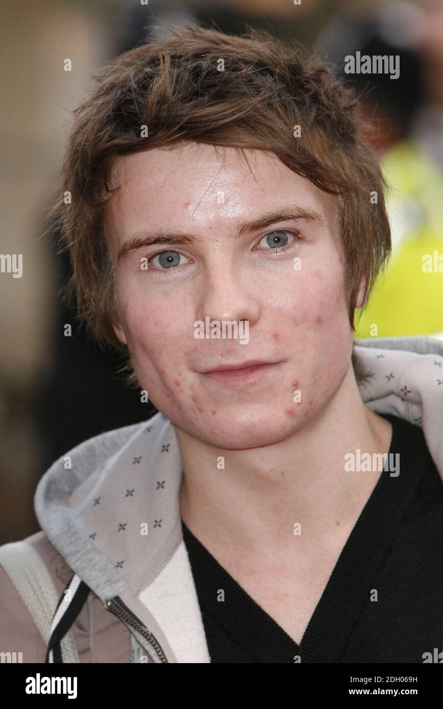 Joe Dempsie arrives for the UK charity premiere of Iron Man at the ...