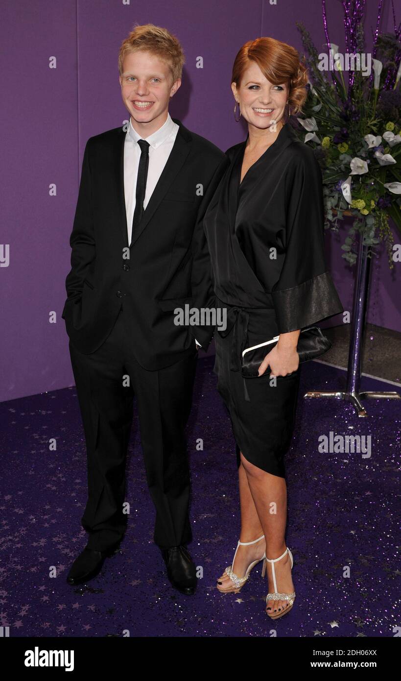 Patsy Palmer and son arrive for the British Soap Awards 2008 at BBC ...