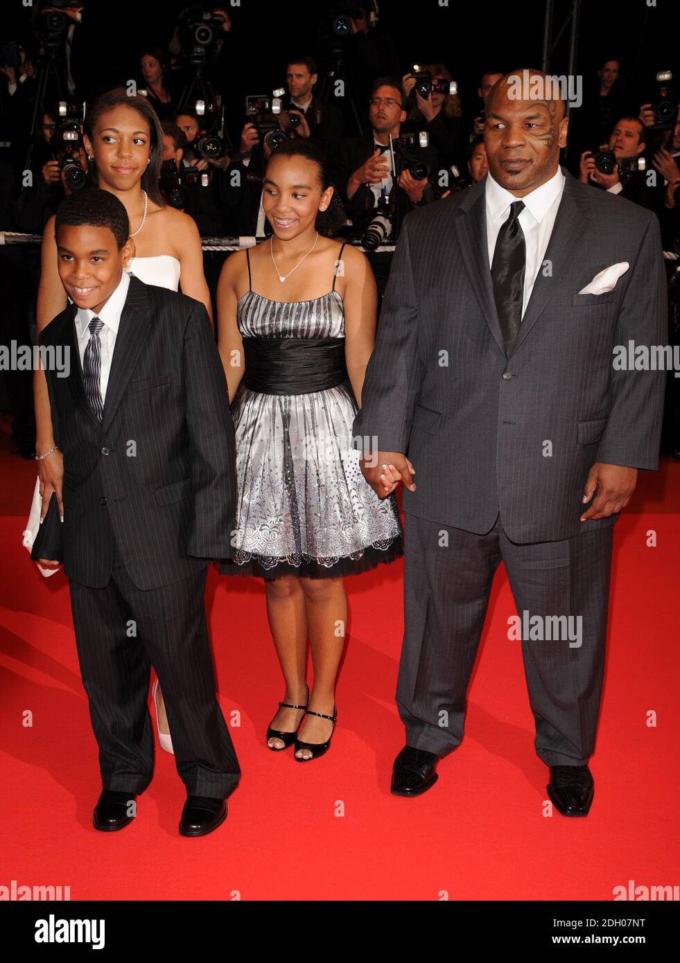 Mike Tyson and Family arriving at the premiere of Tyson, the Palais De ...
