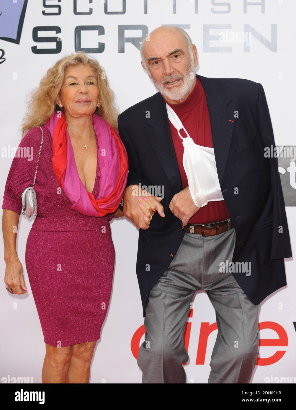 Sean Connery and wife Micheline arrive for the premiere of new film The ...