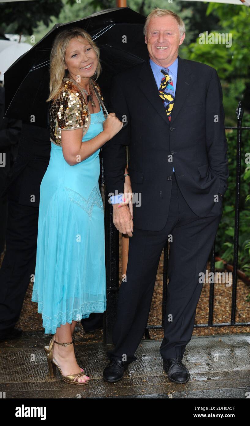 Chris Tarrant and partner arrive at Sir David Frost's Summer Garden ...