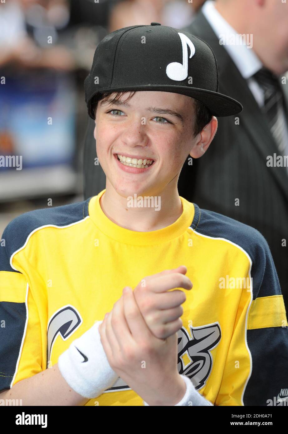 George Sampson arrives at the UK Premiere of WALL-E at the Empire ...