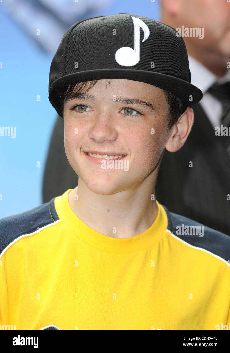 George Sampson arrives at the UK Premiere of WALL-E at the Empire ...