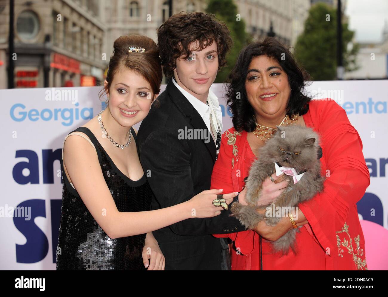 Georgia Groome And Aaron Johnson