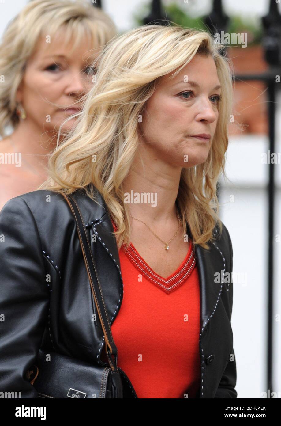 Gillian Taylforth at the funeral of Ben Kinsella, at the St. John's the ...