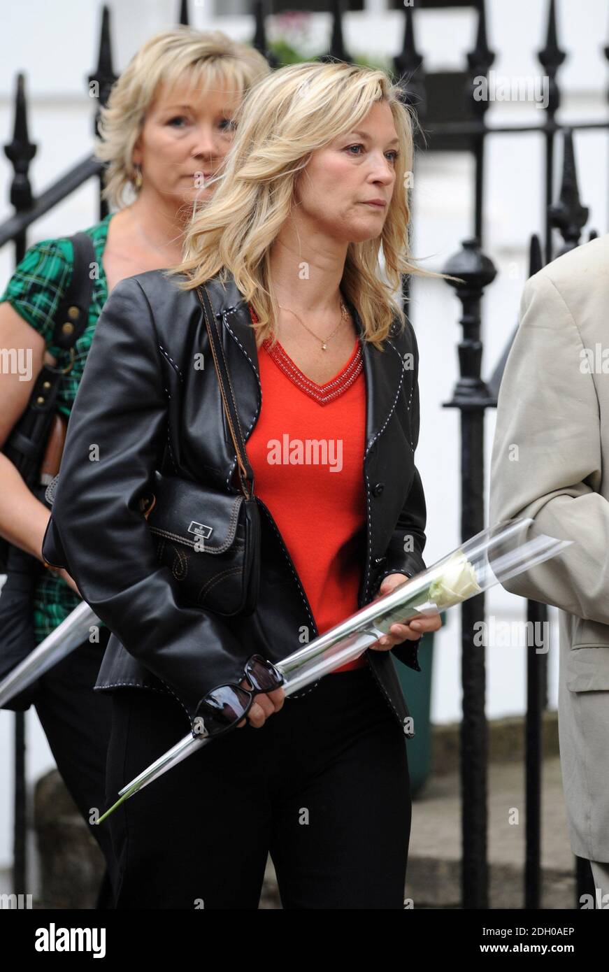 Gillian Taylforth at the funeral of Ben Kinsella, at the St. John's the ...