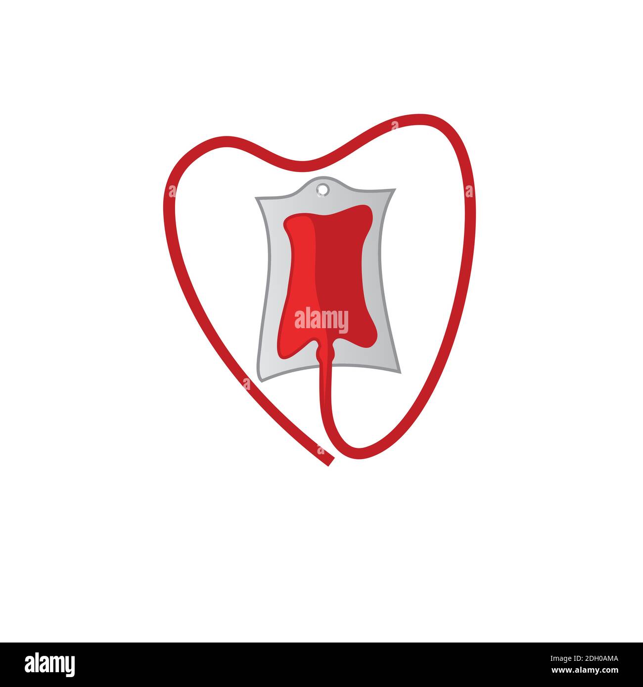 Donate blood drive logo design illustration Stock Vector Image & Art ...