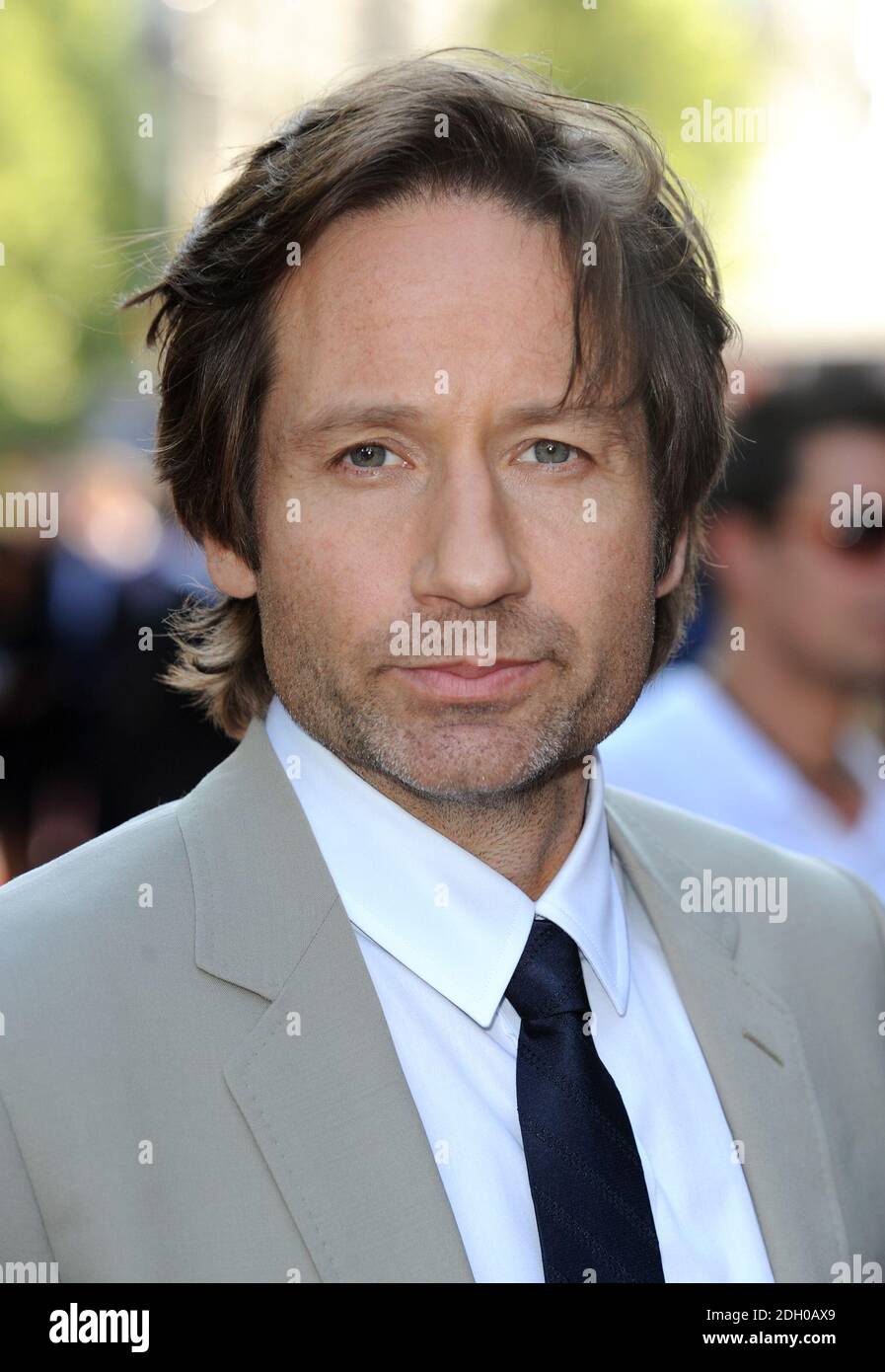 David Duchovny arriving at the UK Film Premiere of The X Files: I Want To Believe at the Empire ...