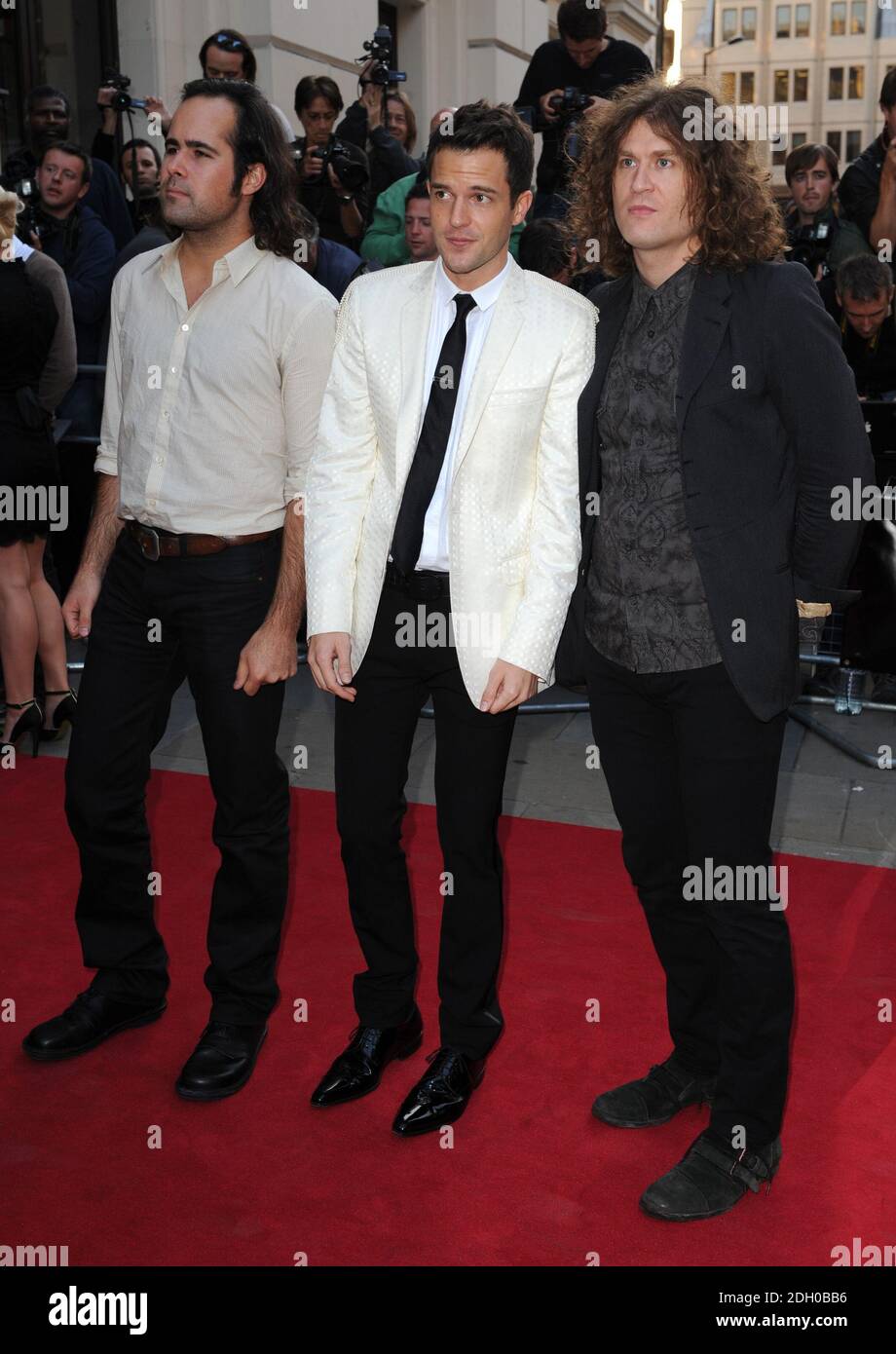 The Killers arriving at the GQ Men of the Year Awards 2008 held at the ...