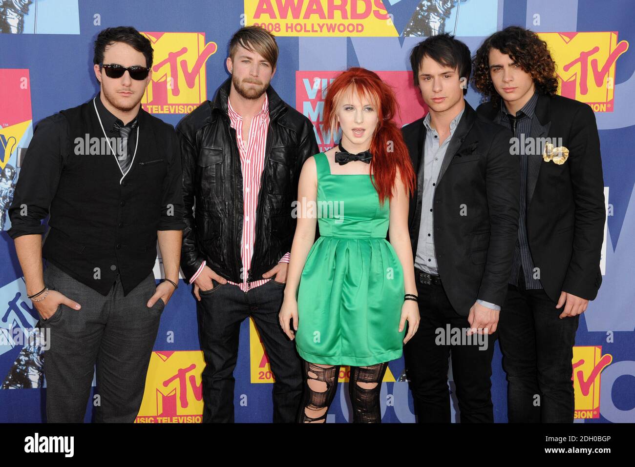 Paramor arrives for the 2008 MTV Video Music Awards at Paramount ...