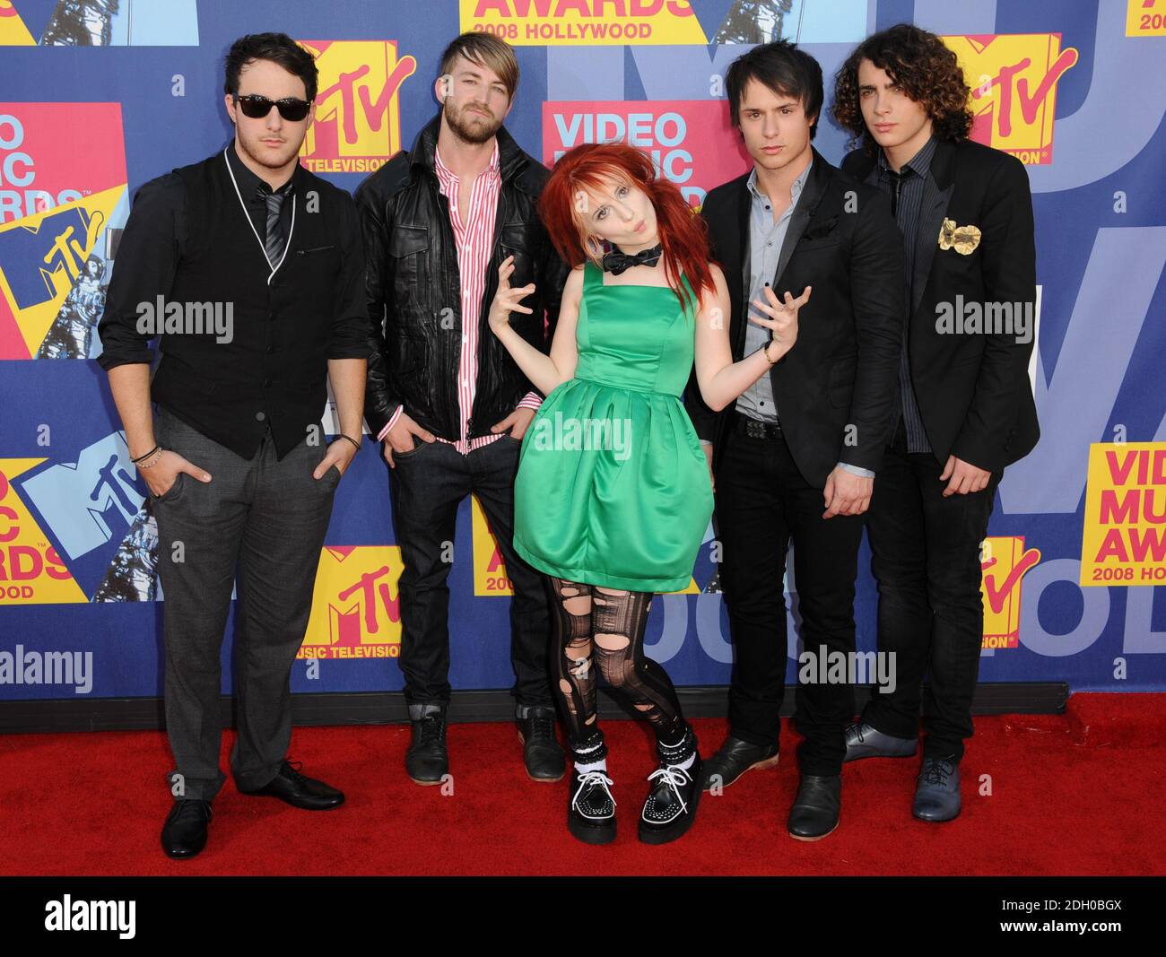 Paramor arrives for the 2008 MTV Video Music Awards at Paramount ...