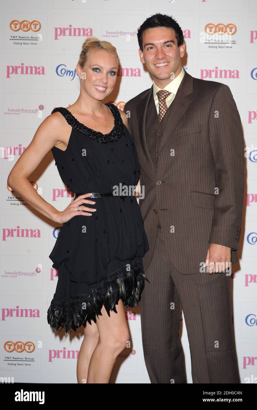 Camilla Dallerup and Kevin Sacre arriving for the 2008 Comfort Prima ...