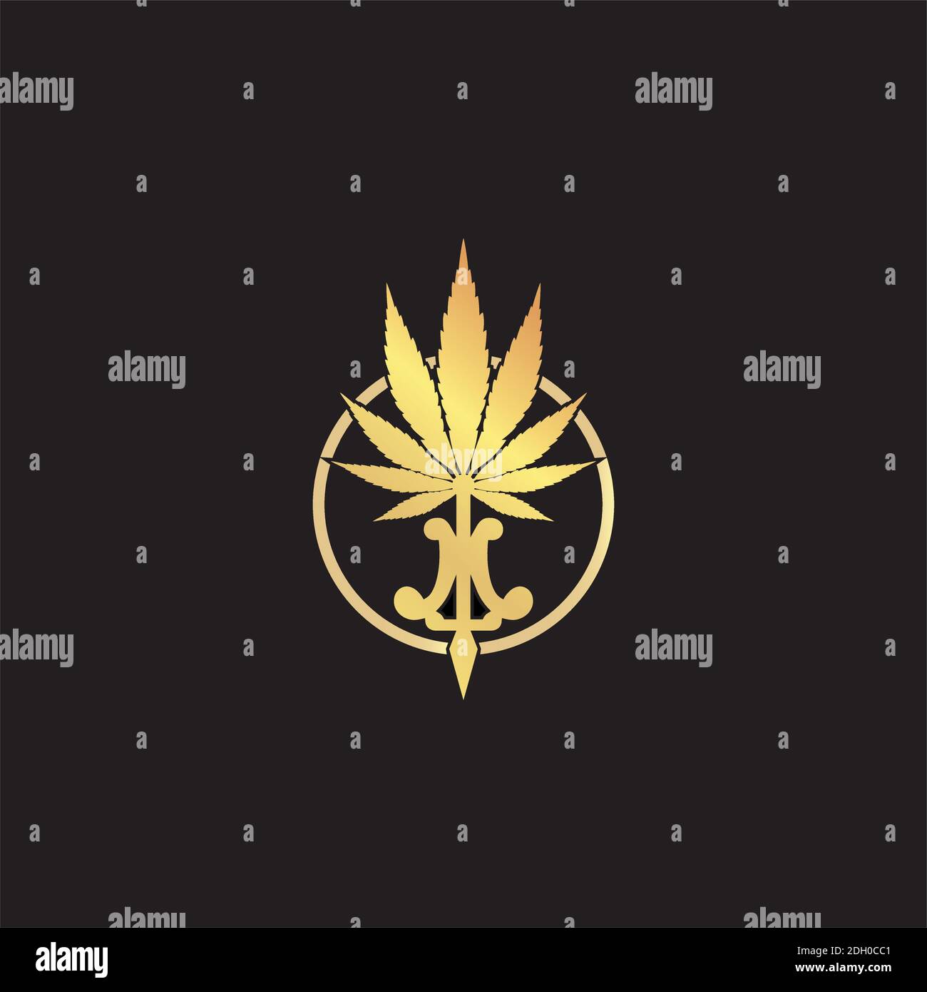 Cannabis logos hi-res stock photography and images - Alamy