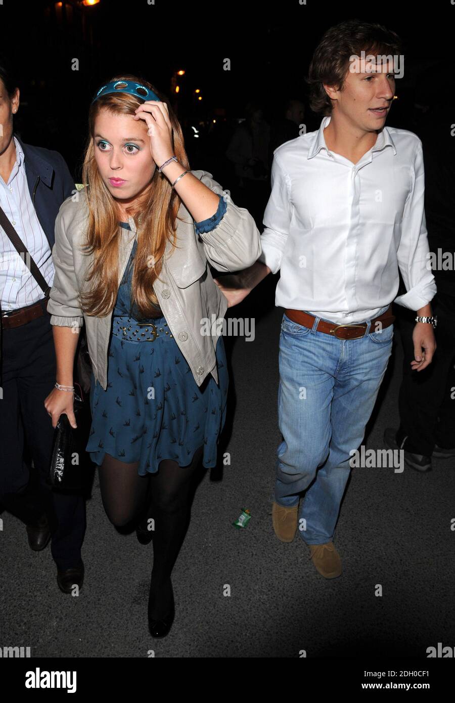 Princess Beatrice and Dave Clark at the Day-Glo Charity Roller Disco ...