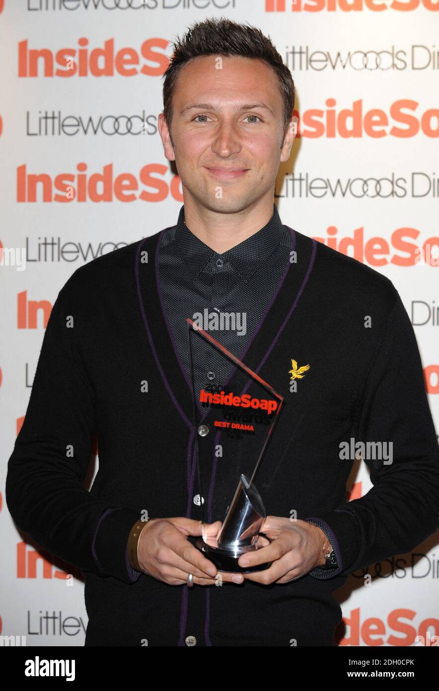 Alex Walkinshaw in the press room for the Inside Soap Awards 2008 at ...