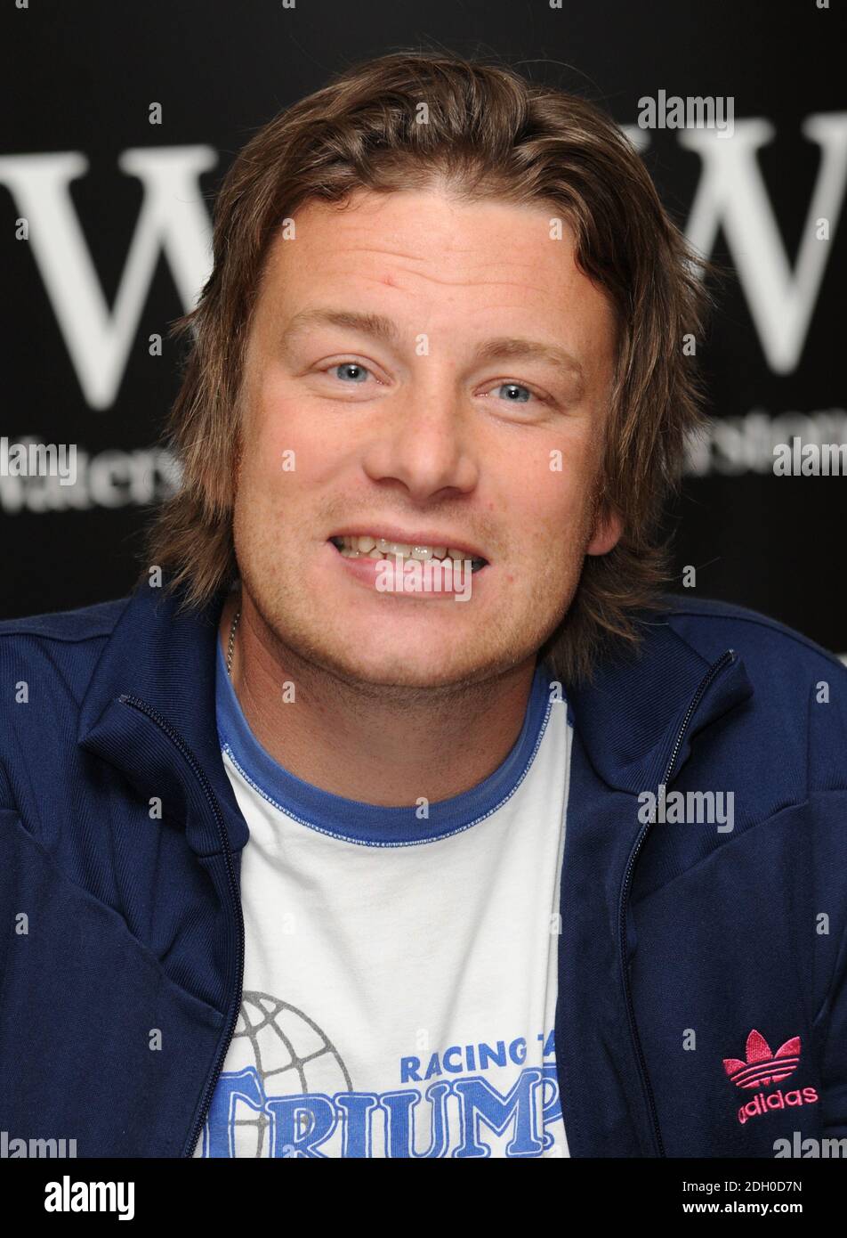 Jamie Oliver signs copies of his new book 'Jamie's Ministry of Food' at ...