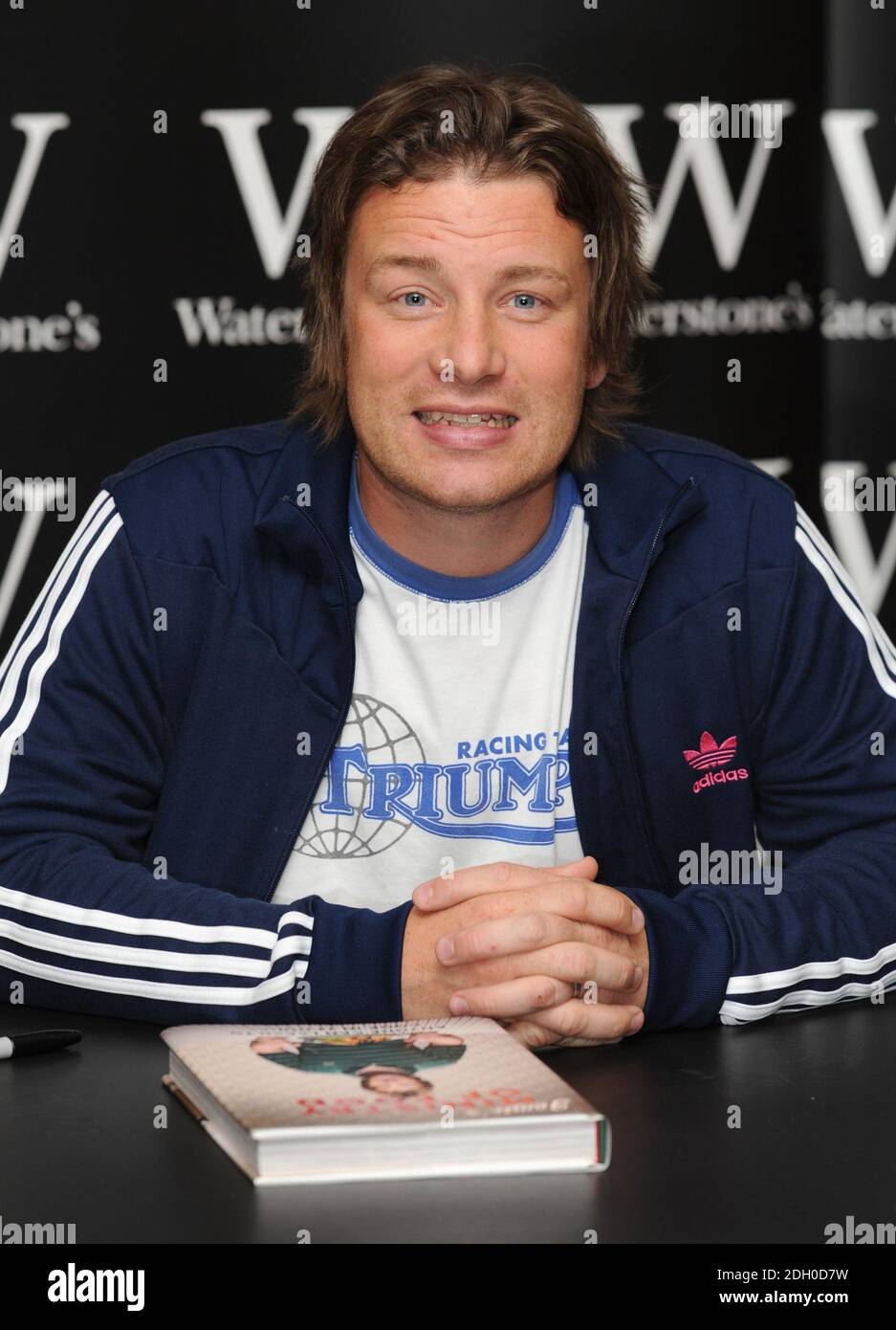 Jamie Oliver signs copies of his new book 'Jamie's Ministry of Food' at ...