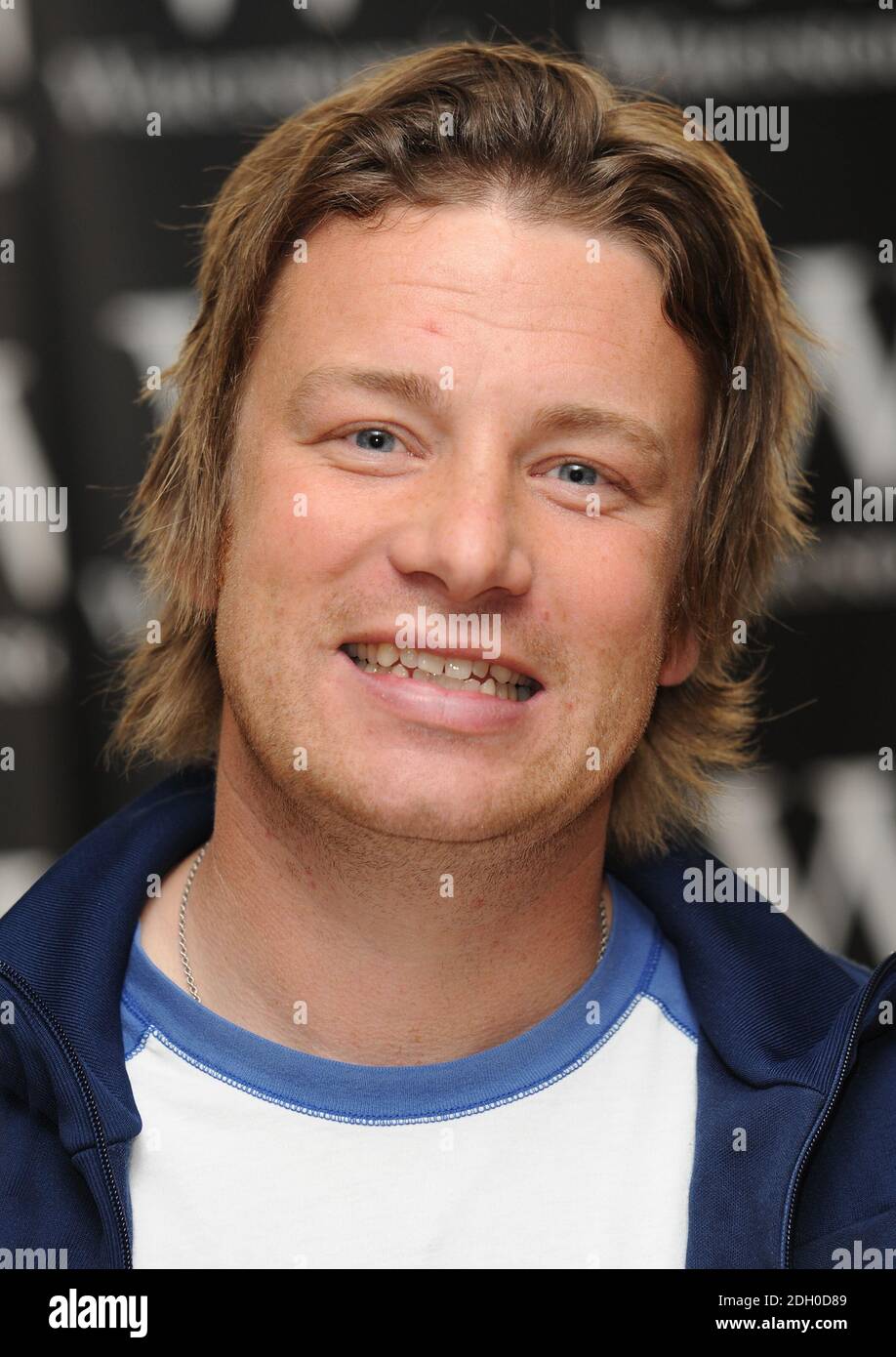 Jamie Oliver signs copies of his new book Jamie's Ministry of Food ...