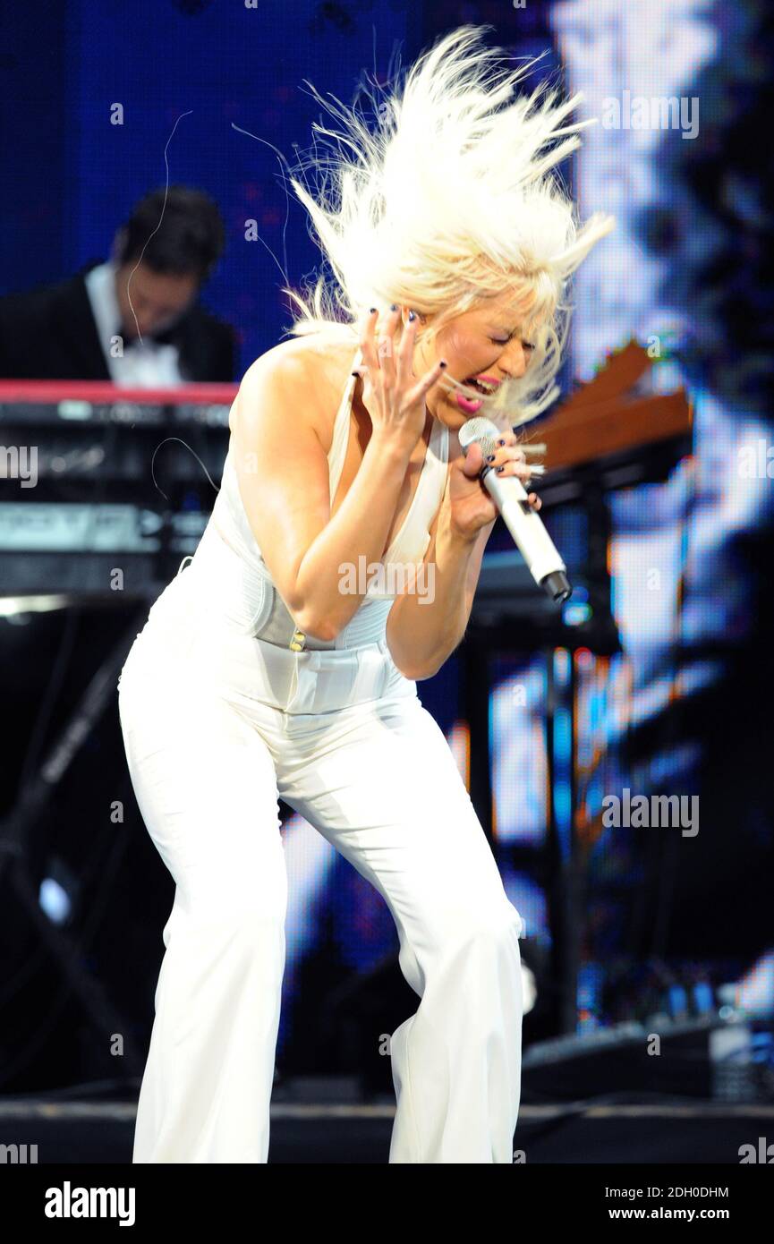 Christina aguilera performs africa rising festival royal albert hall hi ...