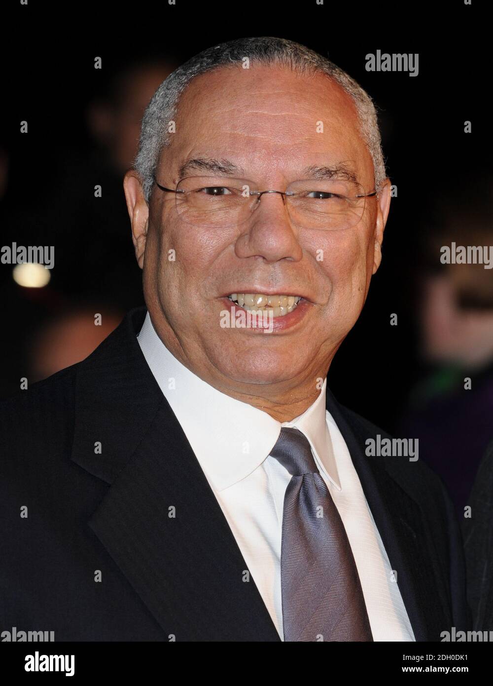 Colin Powell arrives for the Africa Rising Festival at the Royal Albert ...