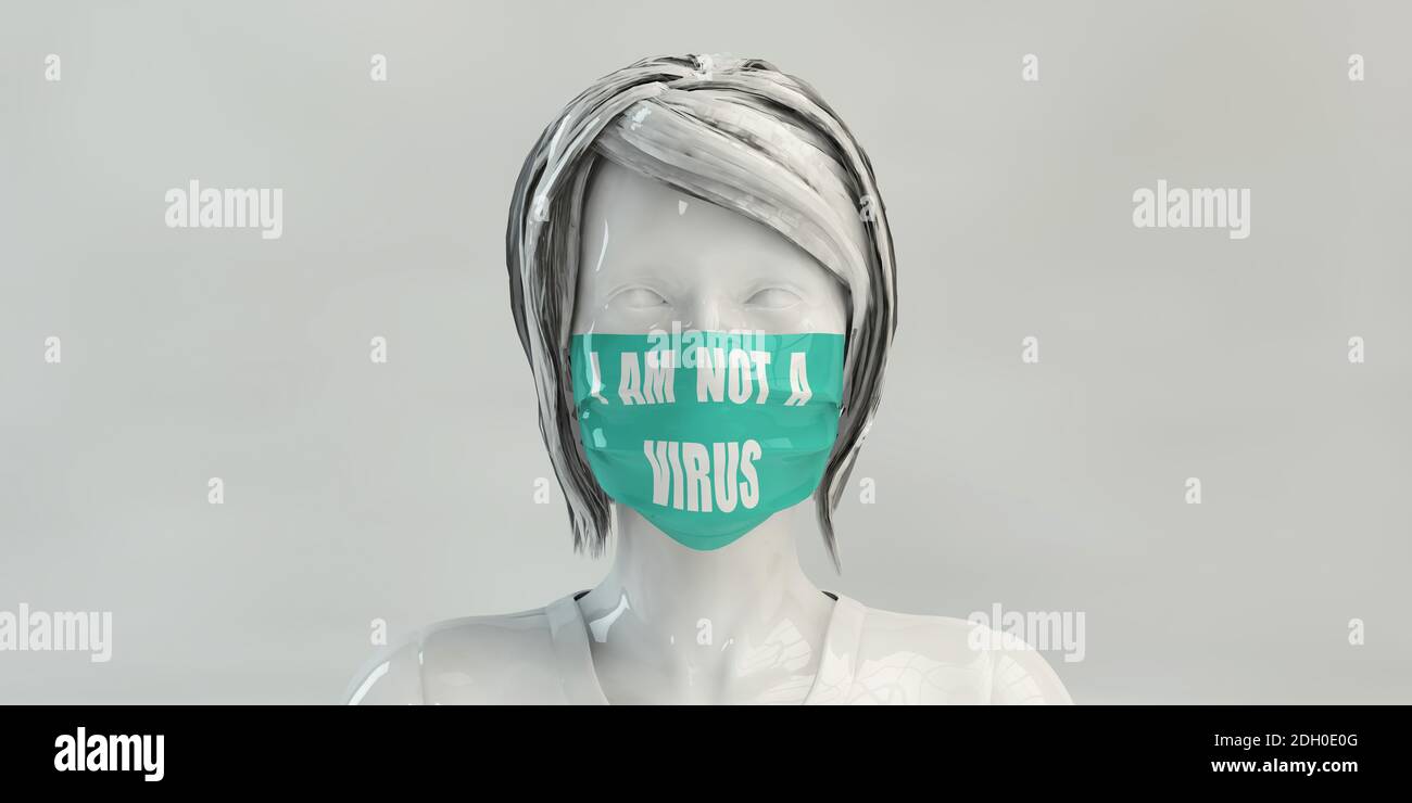I Am Not a Virus Stock Photo - Alamy