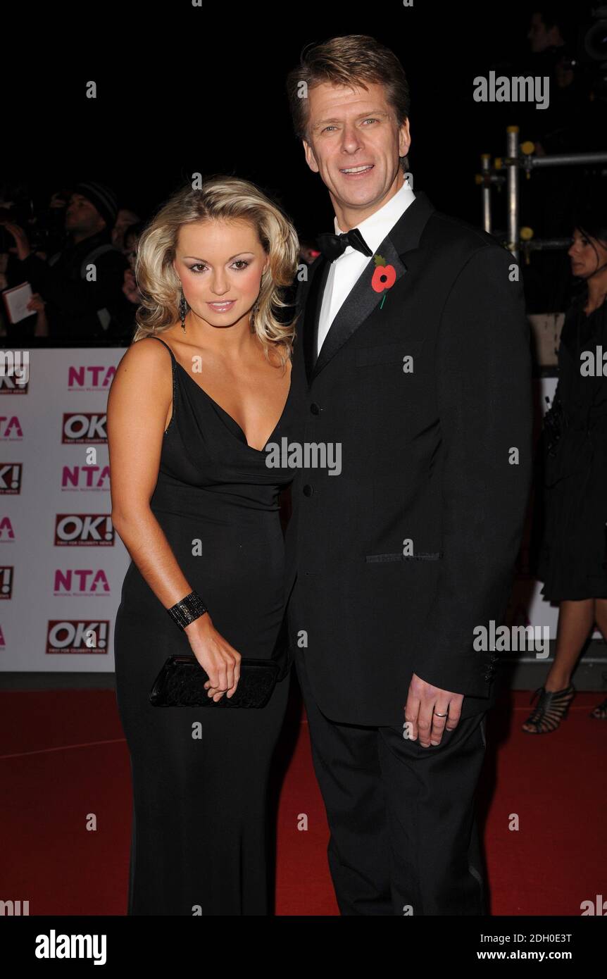 Ola Jordan and Andrew Castle at the National Television Awards 2008 ...