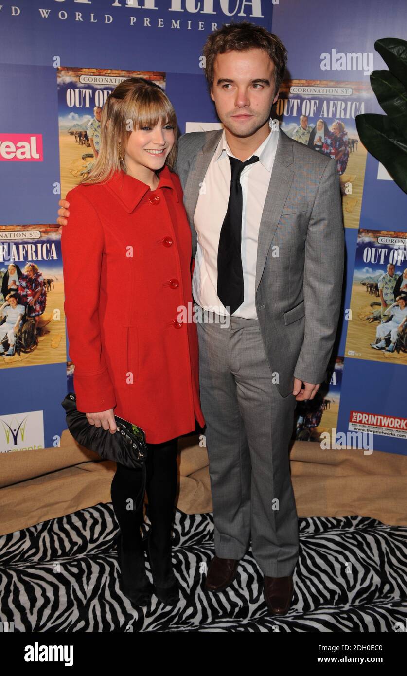 Rupert Hill and girlfriend arriving at the premiere screening of ...
