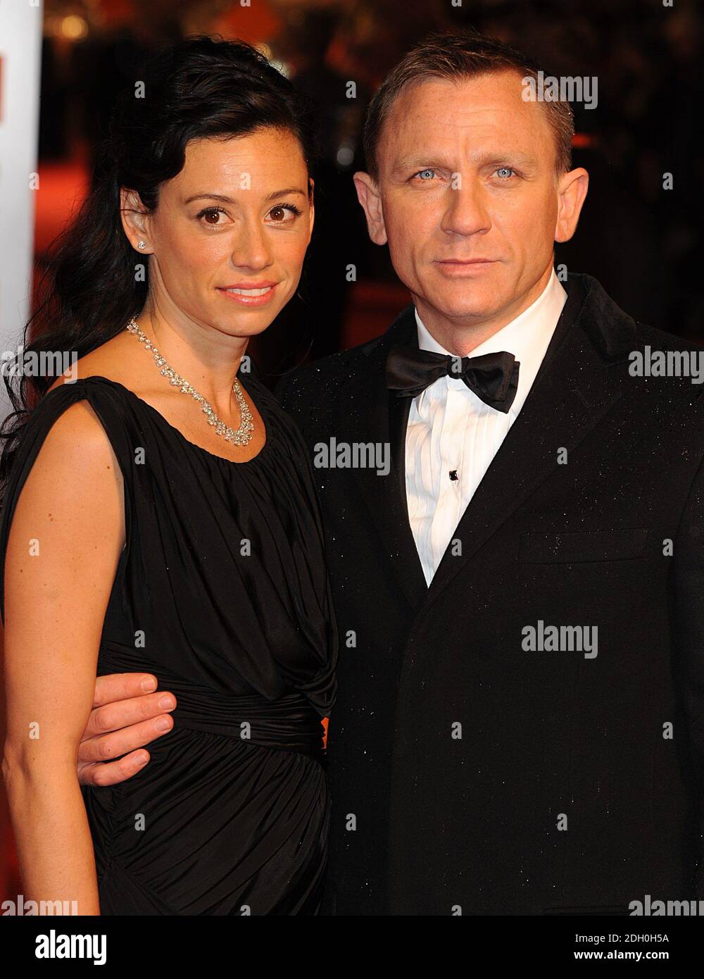 Daniel Craig and Satsuki Mitchell arriving for the 2009 British Academy ...