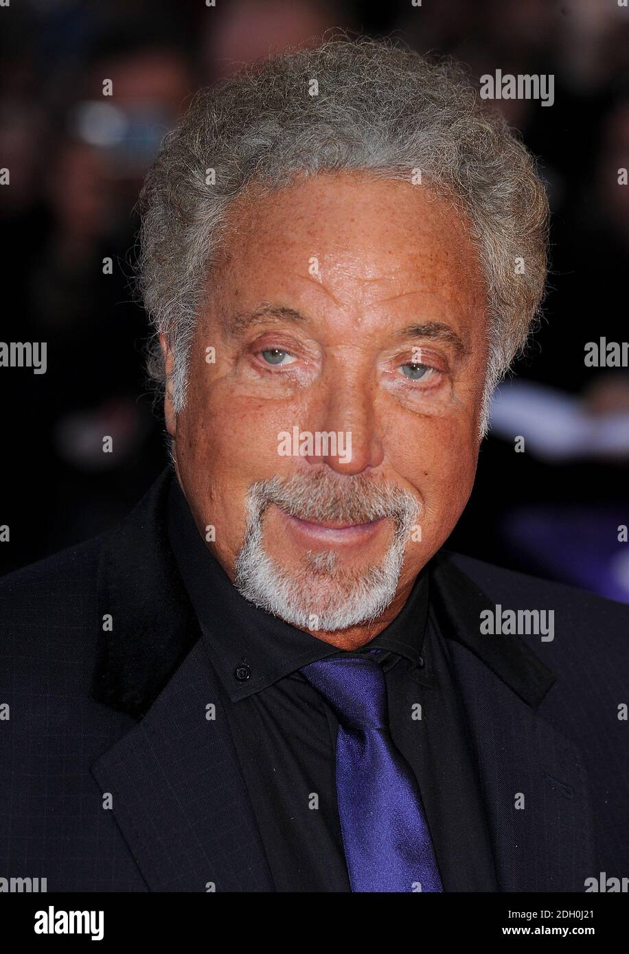 Tom Jones arriving at the Brit Awards 2009, Earls Court, London Stock ...