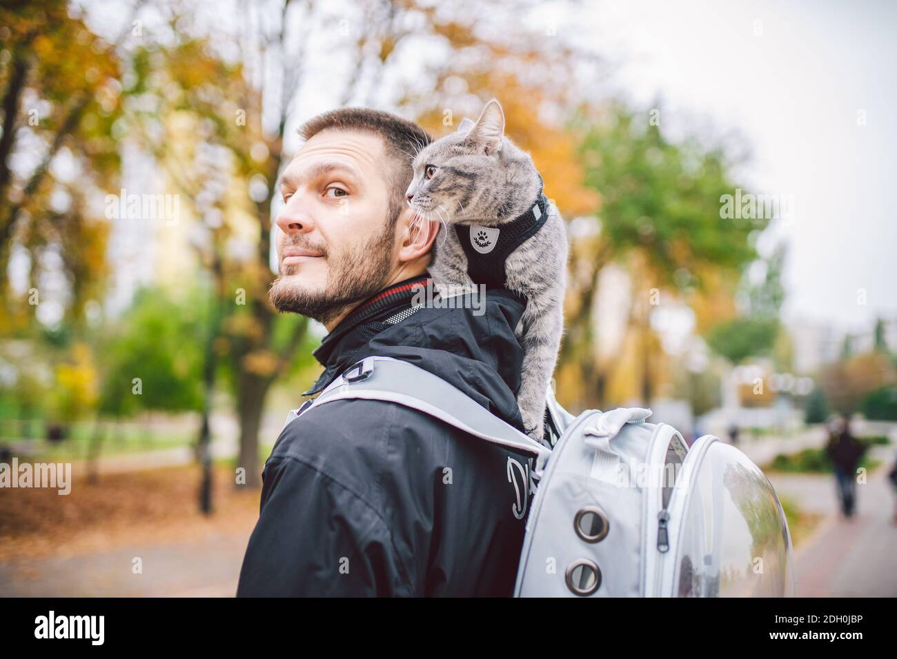 Gray fur vest hi-res stock photography and images - Alamy